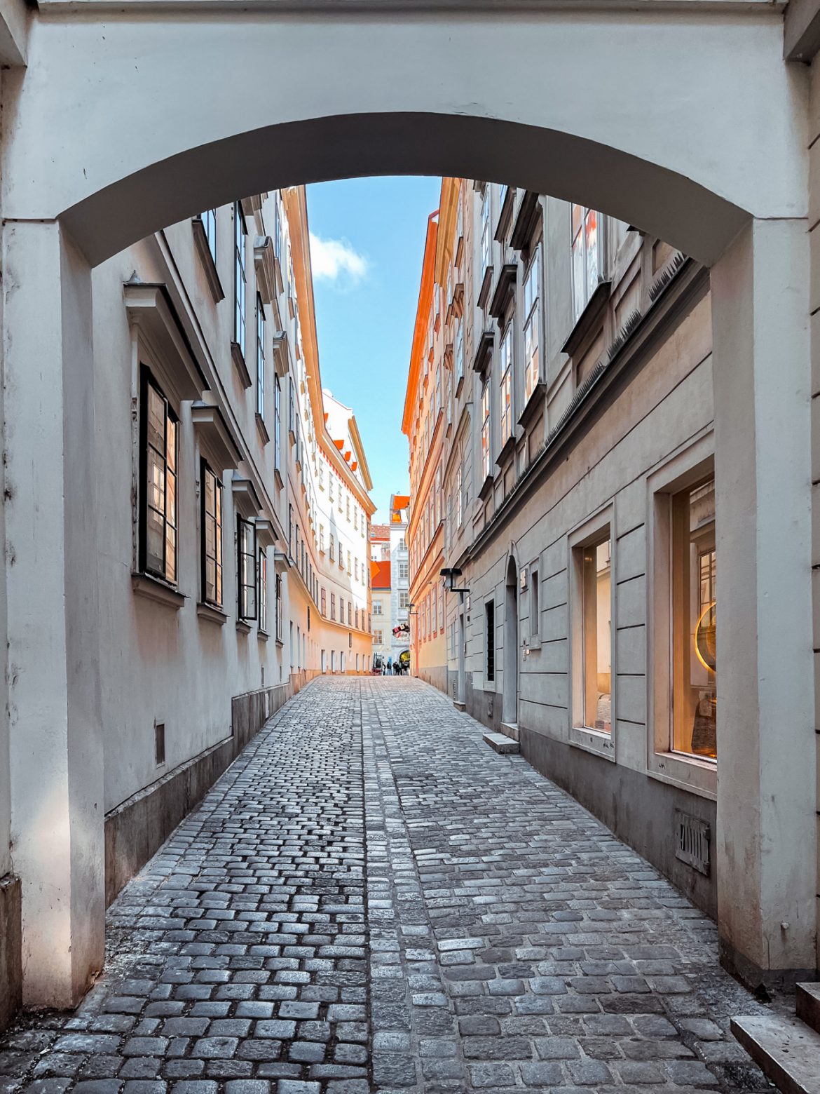 Vienna Old Historic Streets in the Old Town City Centre, Austria - The ...